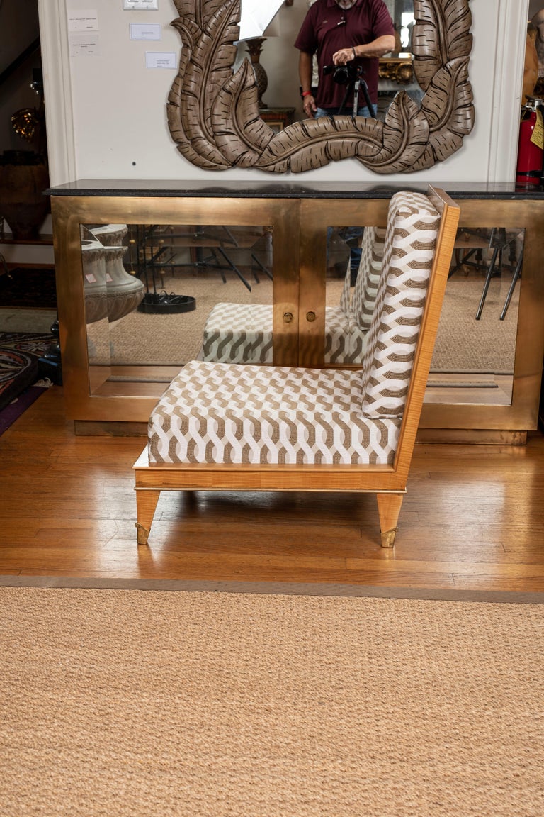 French Modern Chair Attributed to Maurice Jallot For Sale at 1stDibs