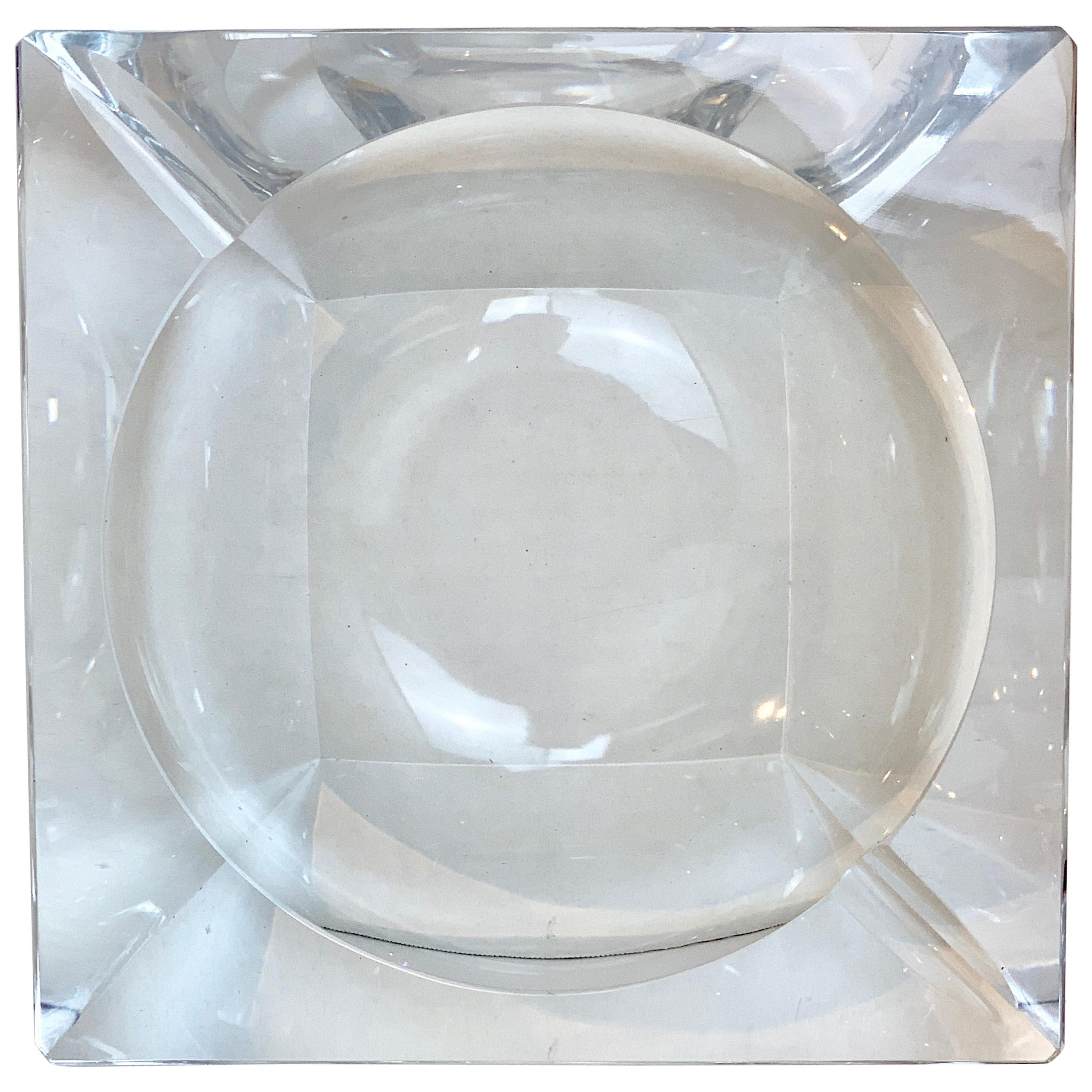 Collection of Vintage Signed Crystal Ashtrays at 1stDibs