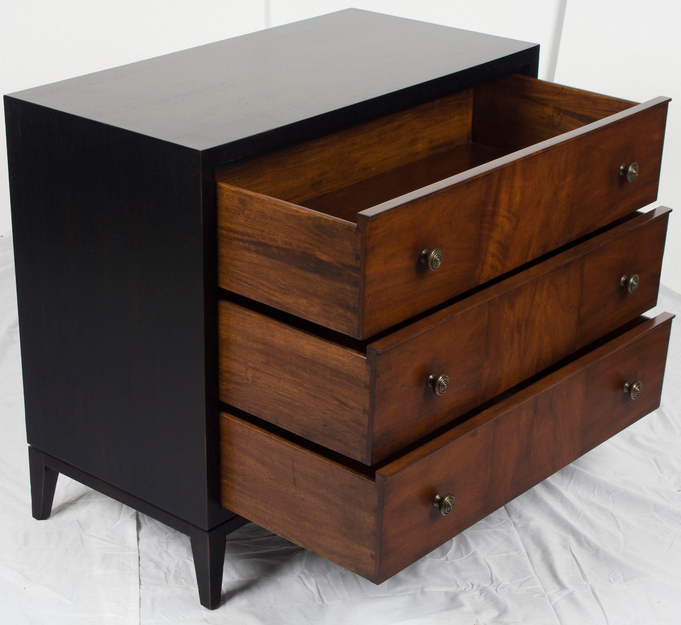French Modern Style Three-Drawer Chest of Drawers Dresser For Sale at ...