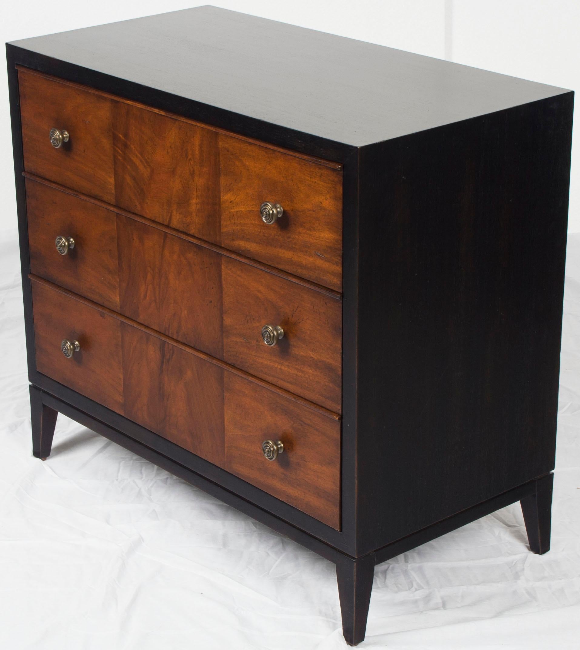 French Modern Style Three-Drawer Chest of Drawers Dresser For Sale at ...