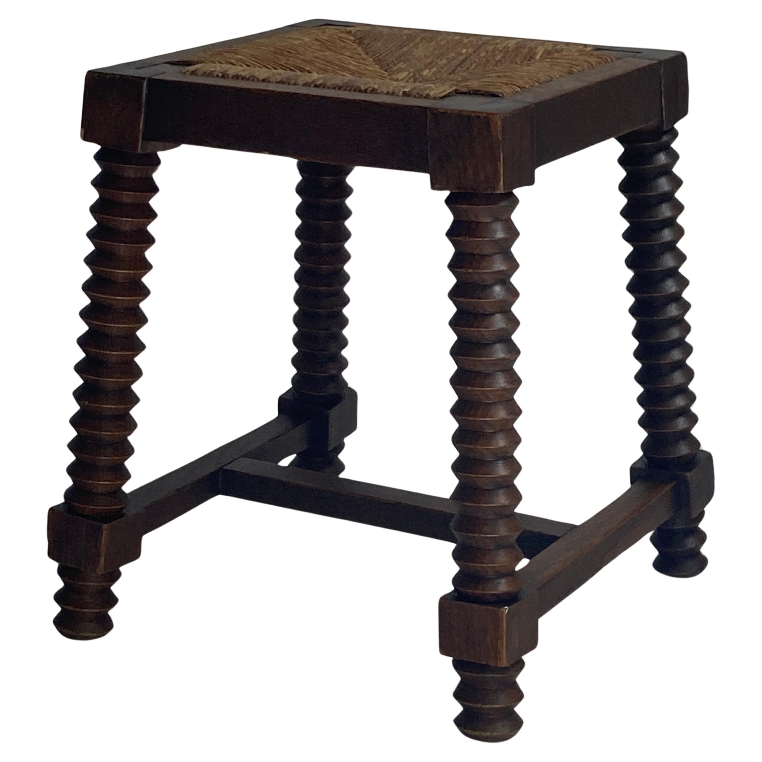 Charles Duduoyt Style Brutalist Stools For Sale at 1stDibs