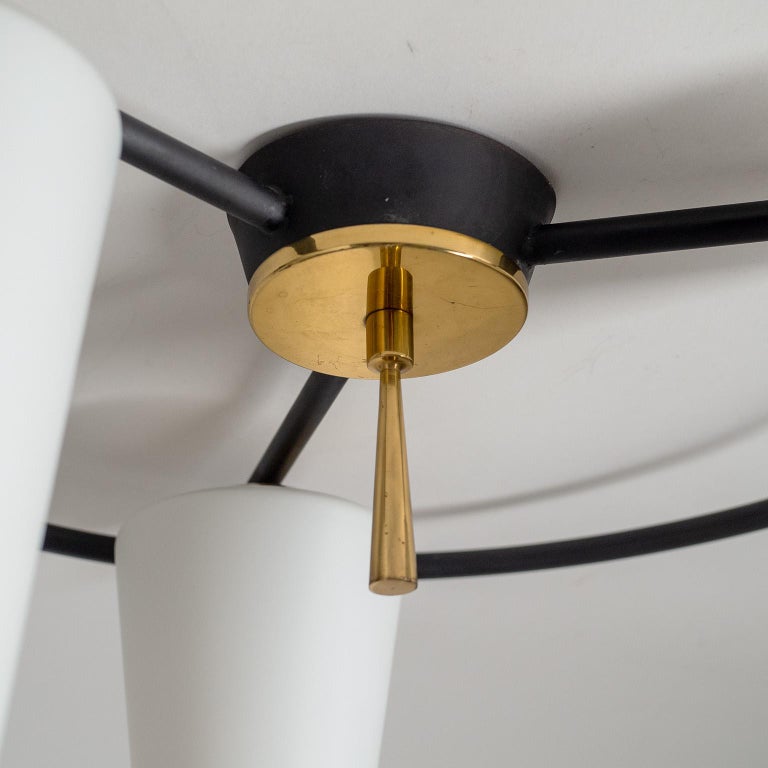 French Modernist Ceiling Light, 1950s at 1stDibs