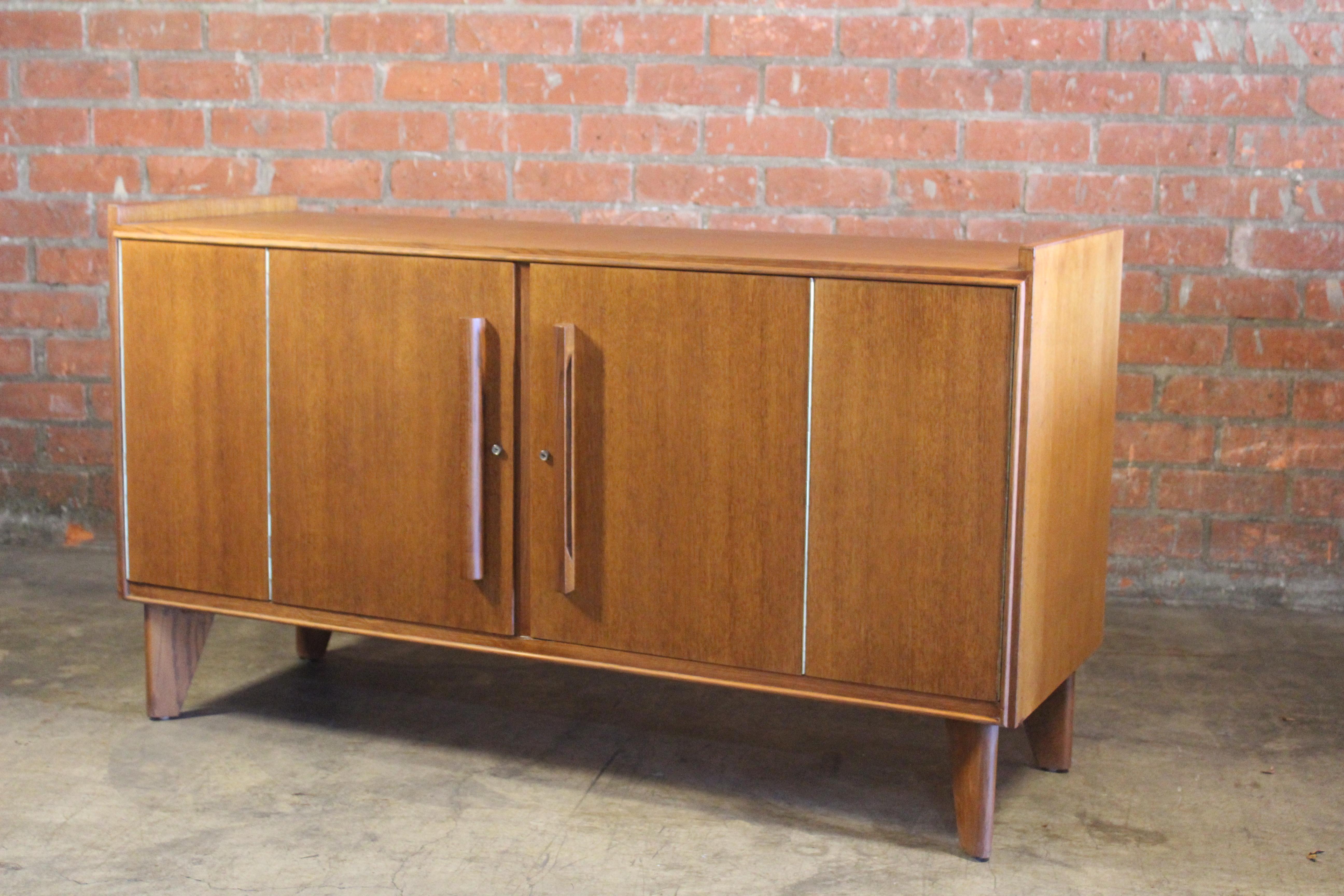 French Modernist Oak Sideboard, 1950s at 1stDibs