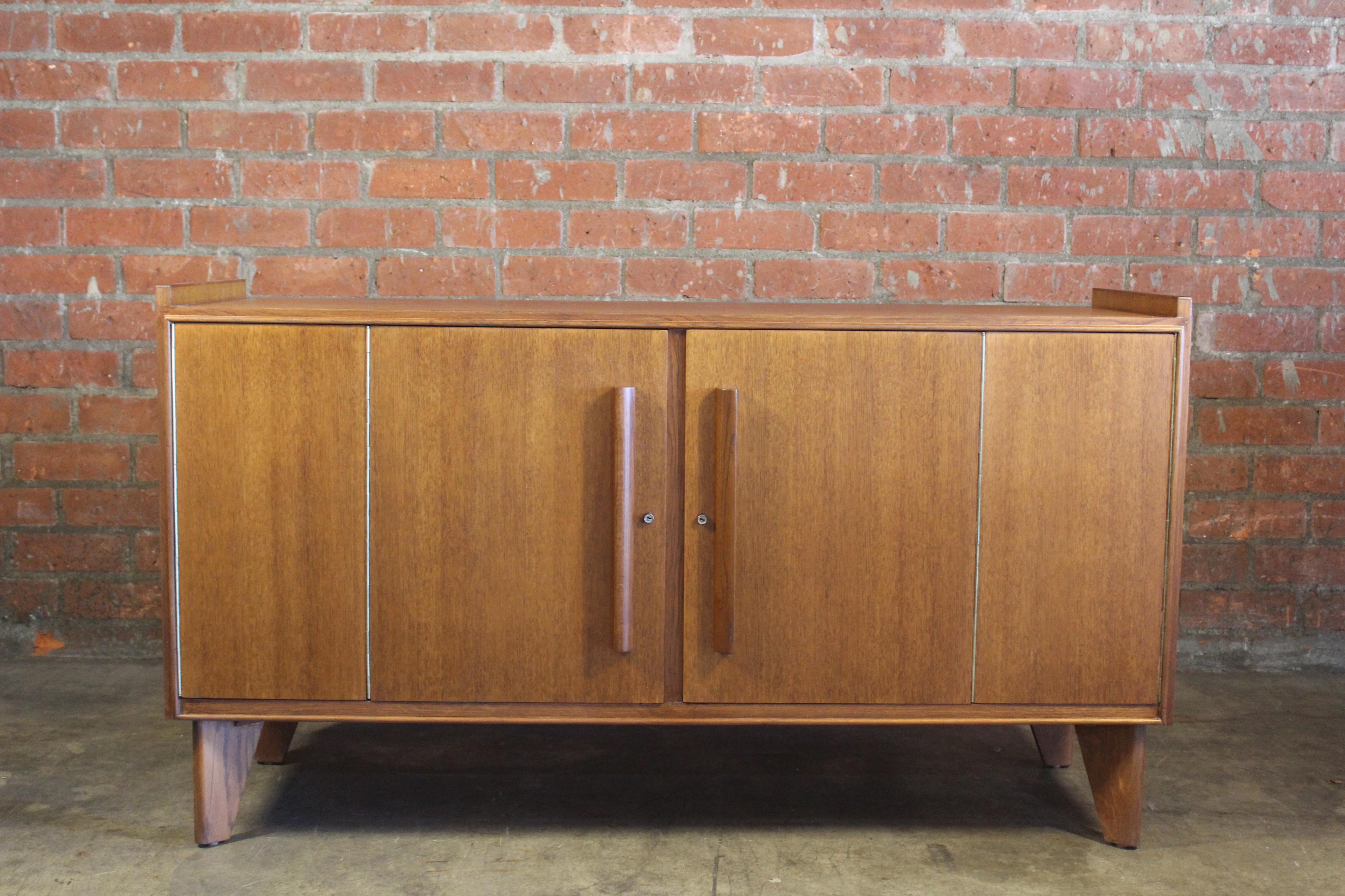 French Modernist Oak Sideboard, 1950s at 1stDibs