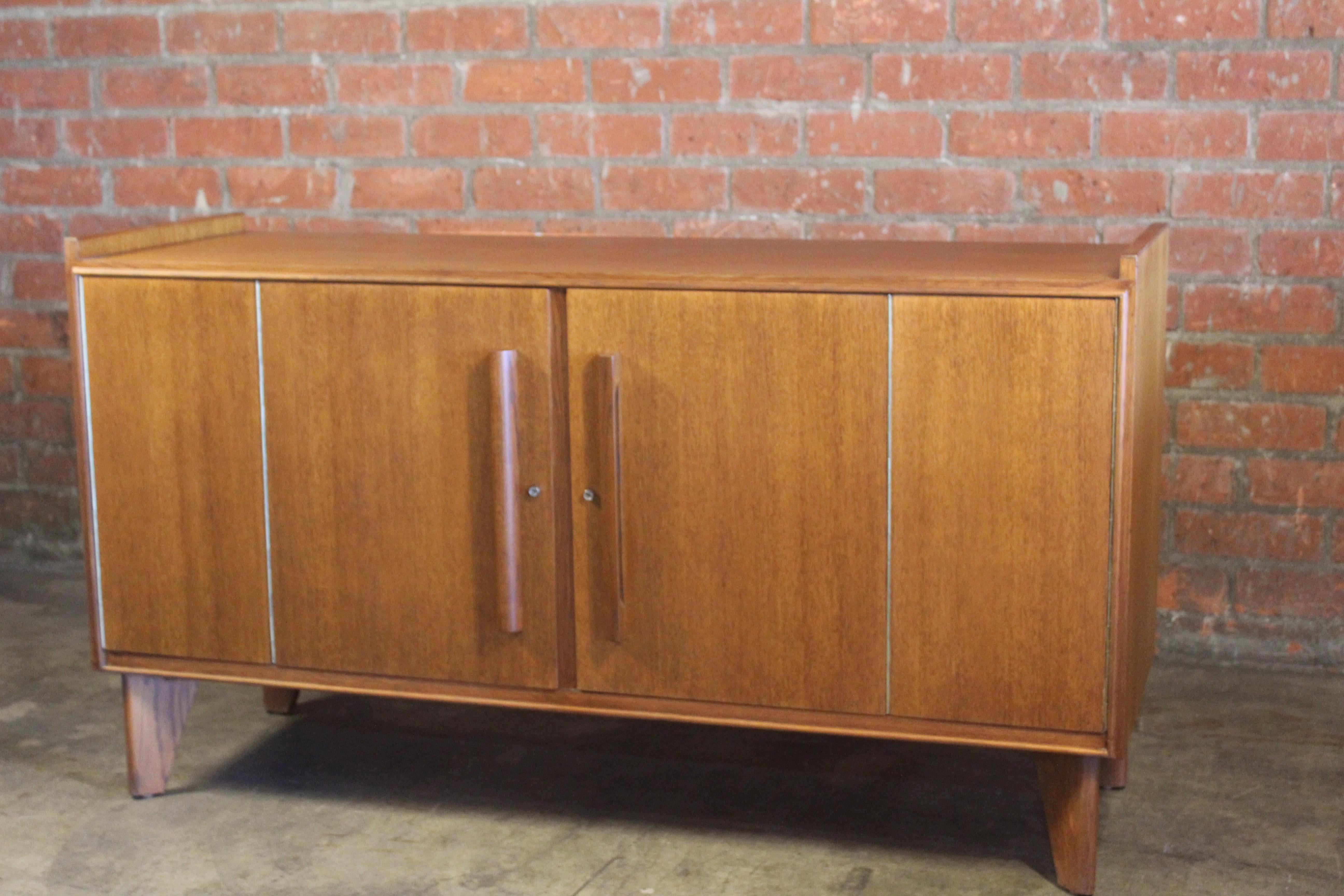 French Modernist Oak Sideboard, 1950s at 1stDibs
