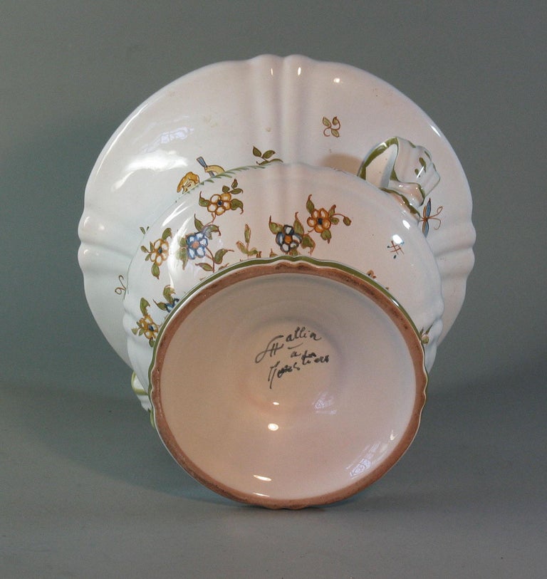 French Moustiers Faience Vase, Portuguese Candlestick, Berardos Box and ...