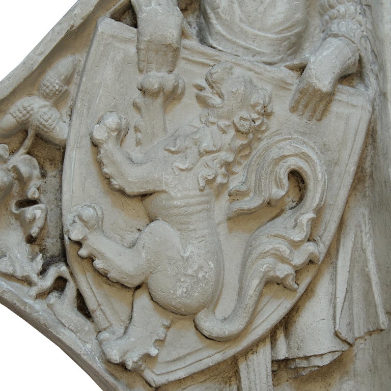 French Museum Plaster Copy of a Medieval Frieze, circa 1860 For Sale at ...