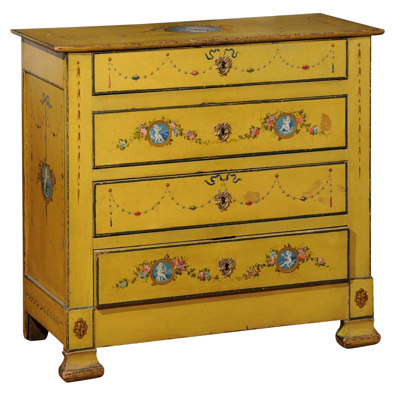 French Arched Window from an Orangerie with Original Soft Grey Paint ...