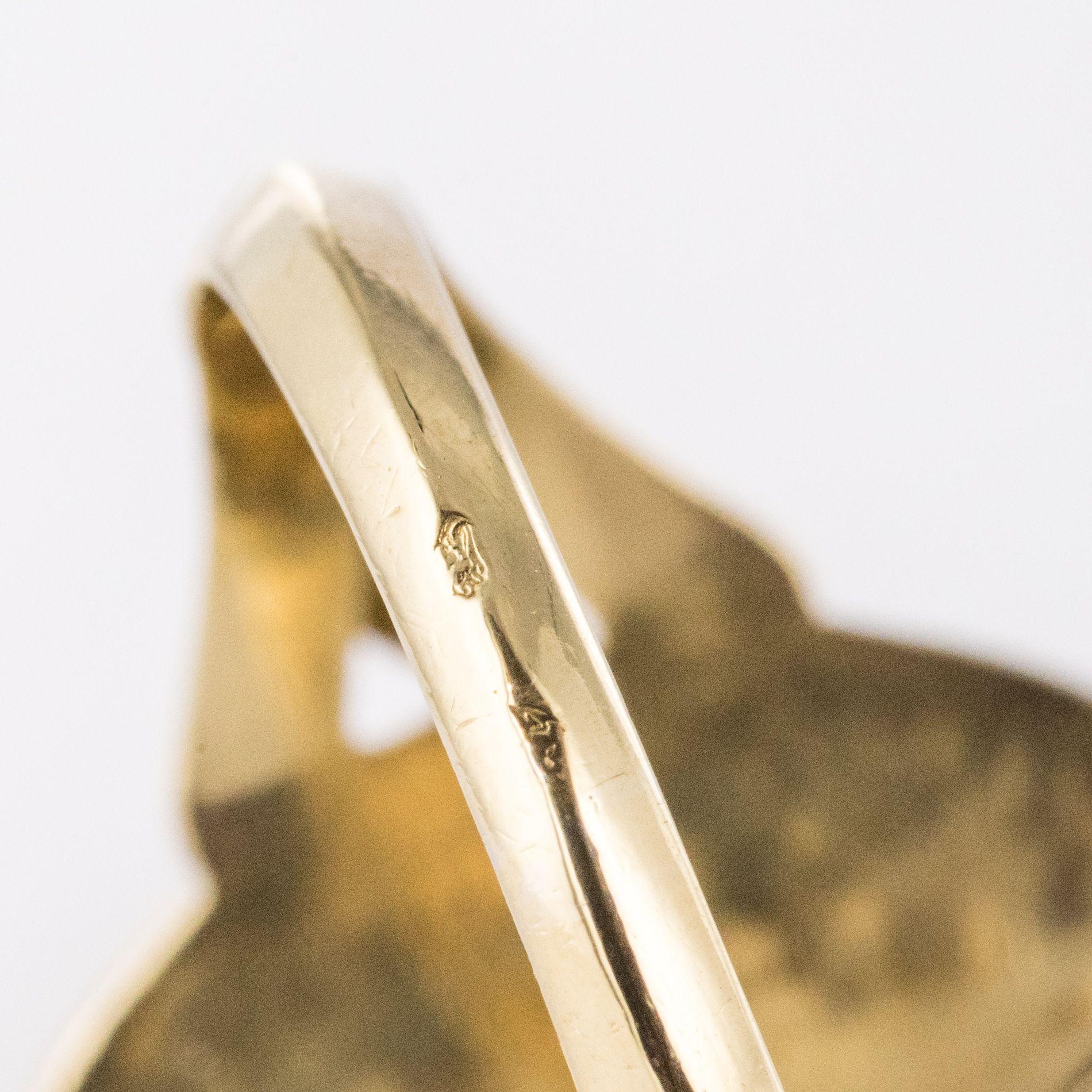 French Napoleon III Blue Enamel Natural Pearl Diamond Antique Ring at ...