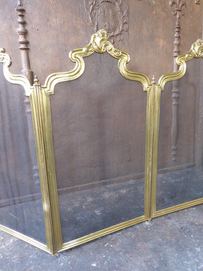 French Napoleon III Fireplace Screen or Fire Screen at 1stDibs