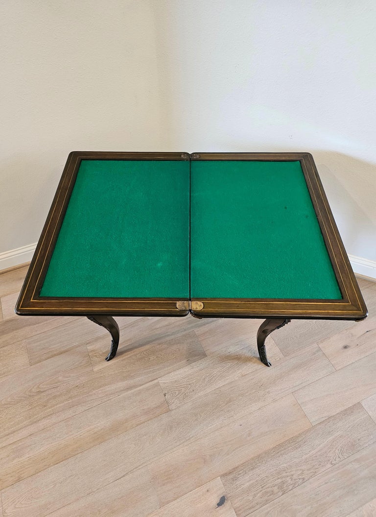 French Napoleon III Period Boulle Inlaid fliptop Games Table For Sale ...