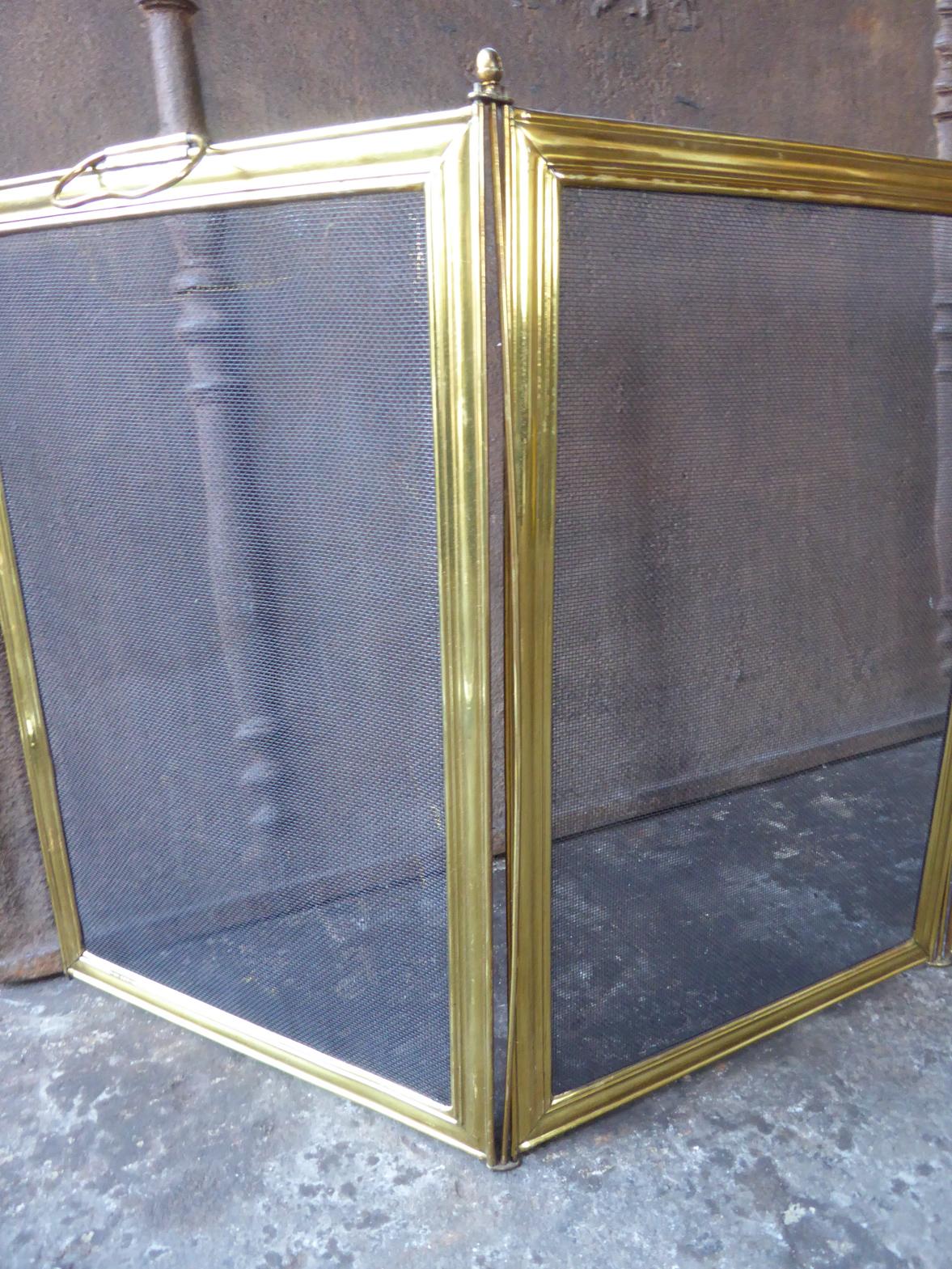 French Napoleon III Style Fireplace Screen or Fire Screen at 1stDibs
