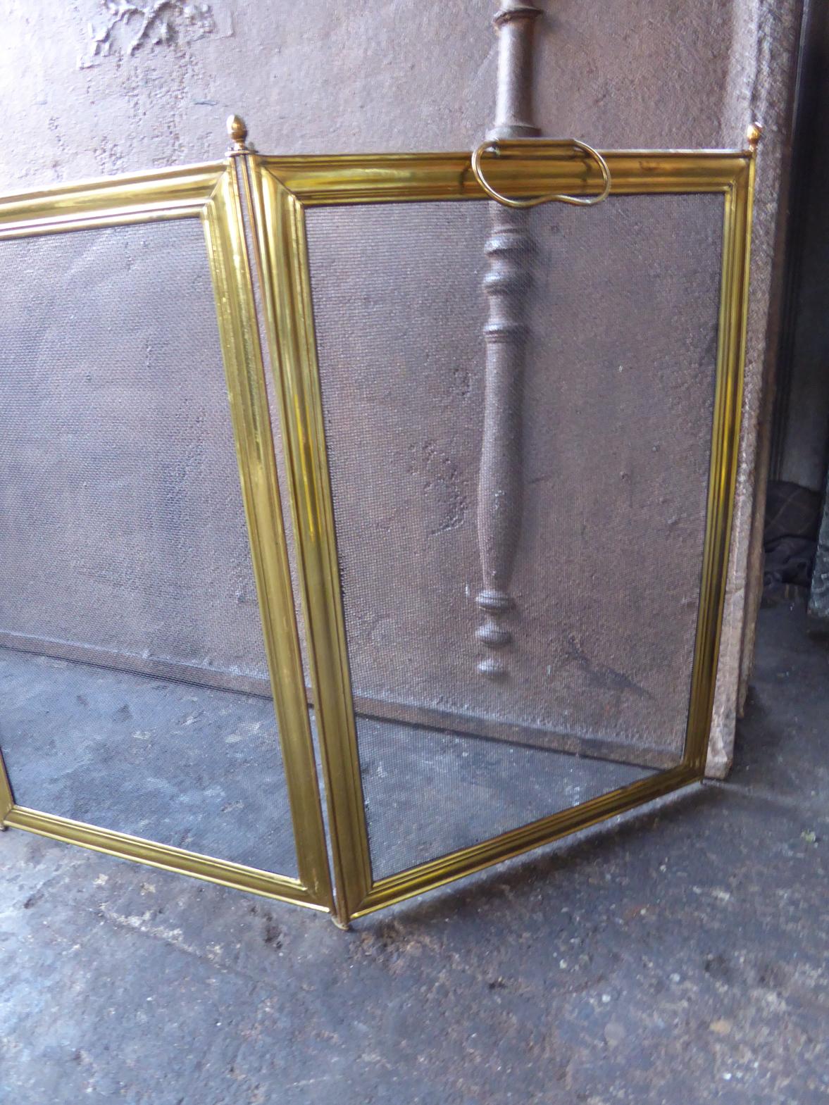 French Napoleon III Style Fireplace Screen or Fire Screen at 1stDibs