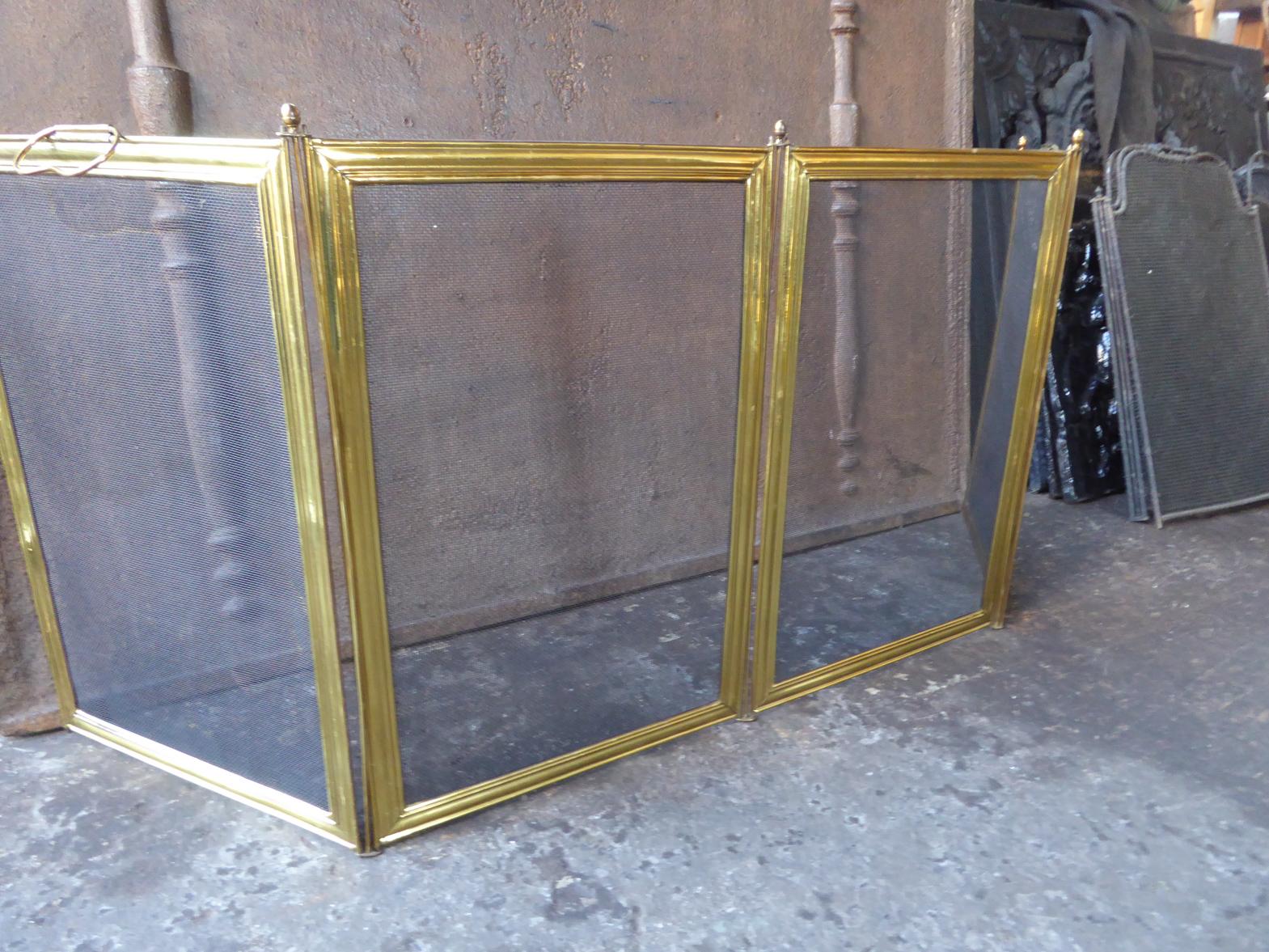French Napoleon III Style Fireplace Screen or Fire Screen at 1stDibs