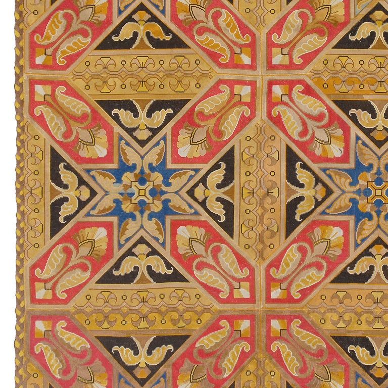 Late 19th Century French Needlepoint Rug/Runner For Sale at 1stDibs