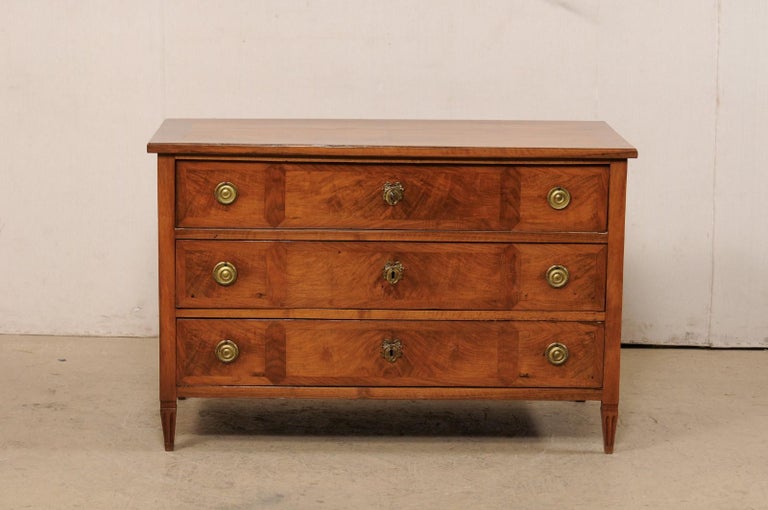 French Neoclassic Period Commode with Beautiful Veneered Finish and ...