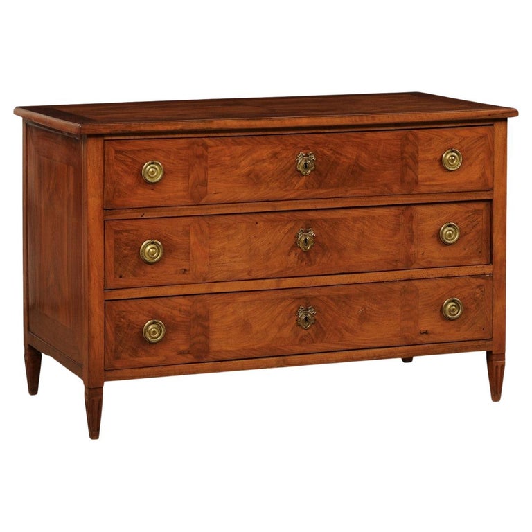 French Neoclassic Period Commode with Beautiful Veneered Finish and ...