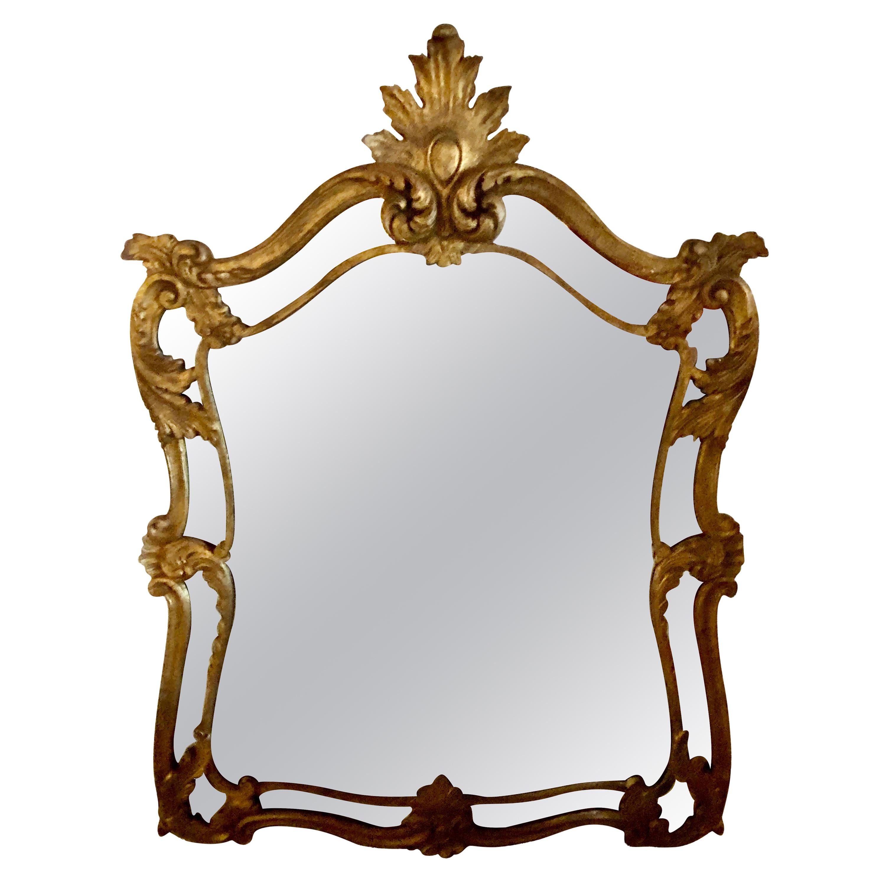 French Neoclassical Giltwood Wall Pier, Wall or Console Mirror For Sale ...