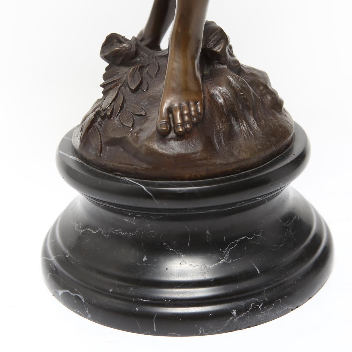 French Neoclassical Revival 'Cupidon' Bronze Sculpture after Auguste ...