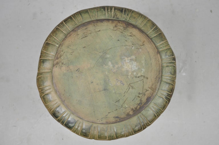 French Neoclassical Style Bronze Fluted Column Pedestal Dining Center ...