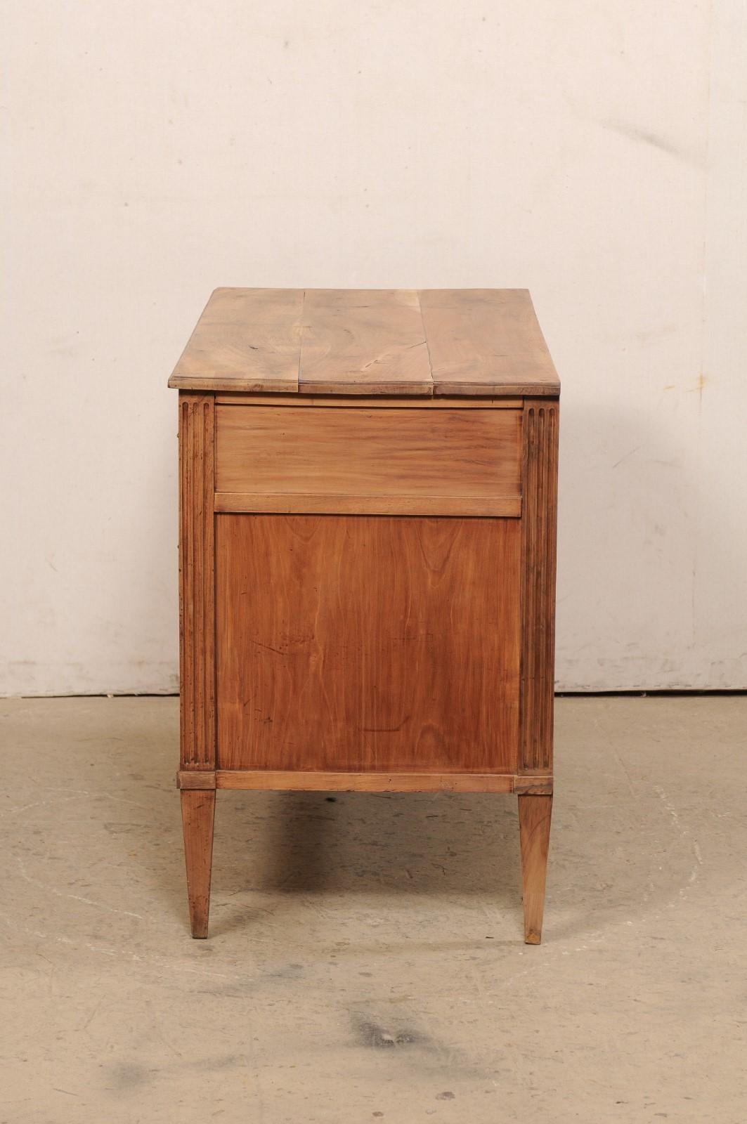 French Neoclassical Wooden Commode w/Brass Trim, 19th C. For Sale at ...