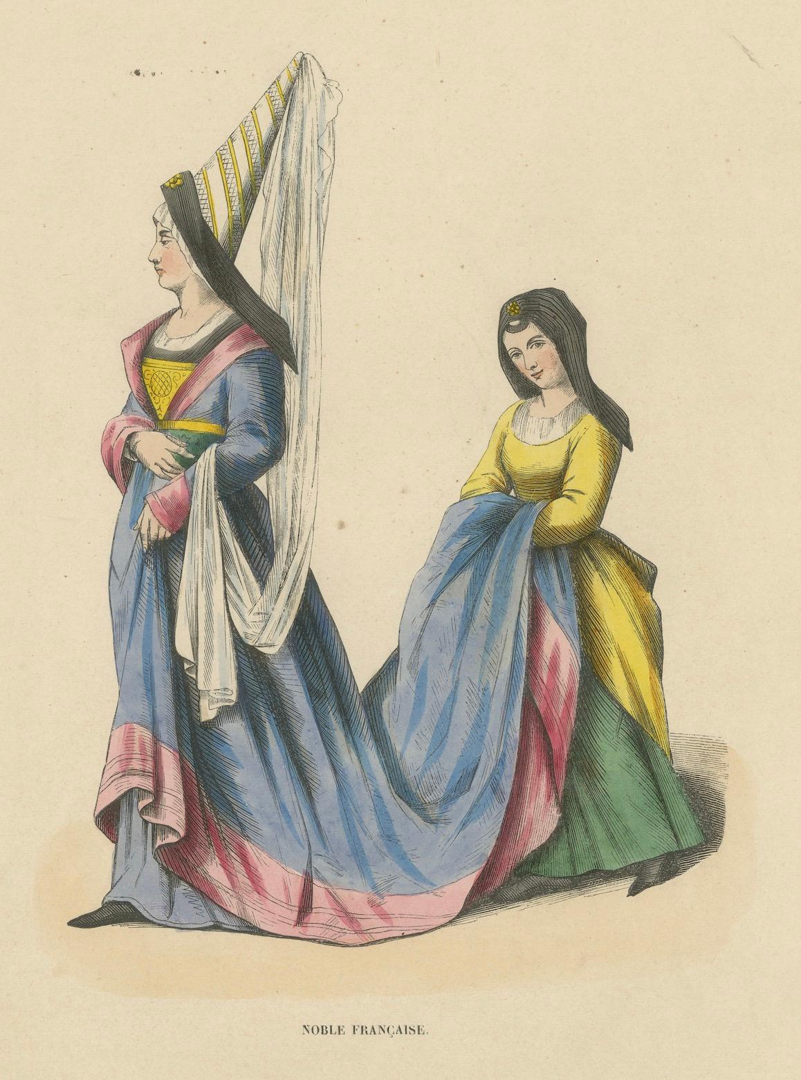 French Nobility of the Middle Ages, Engraved and Published in 1847 For ...