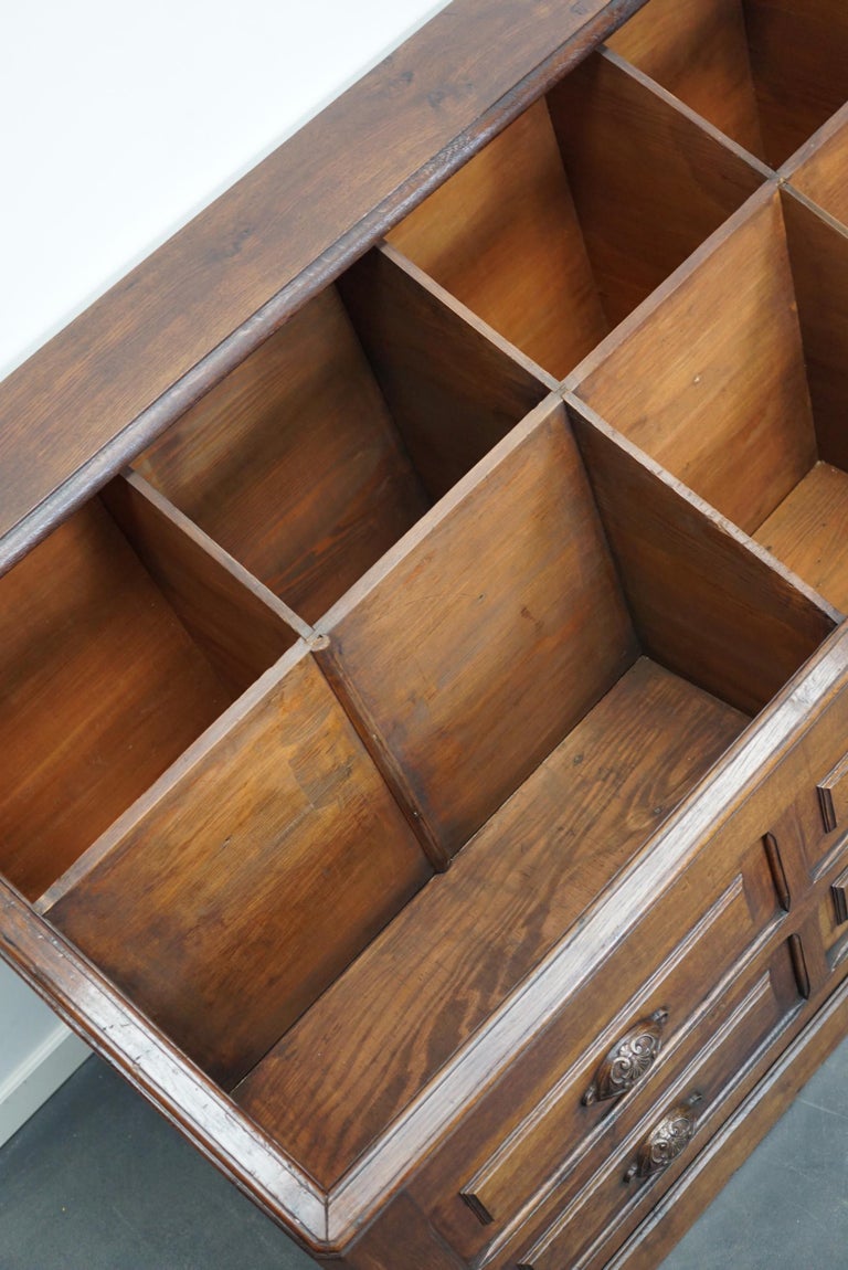 French Oak 19th Century General Store Shop / Display Cabinet or Counter ...