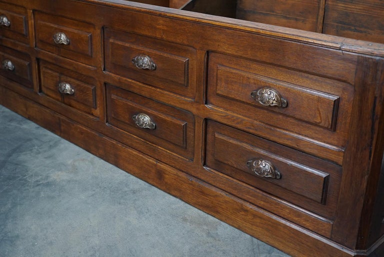 French Oak 19th Century General Store Shop / Display Cabinet or Counter ...