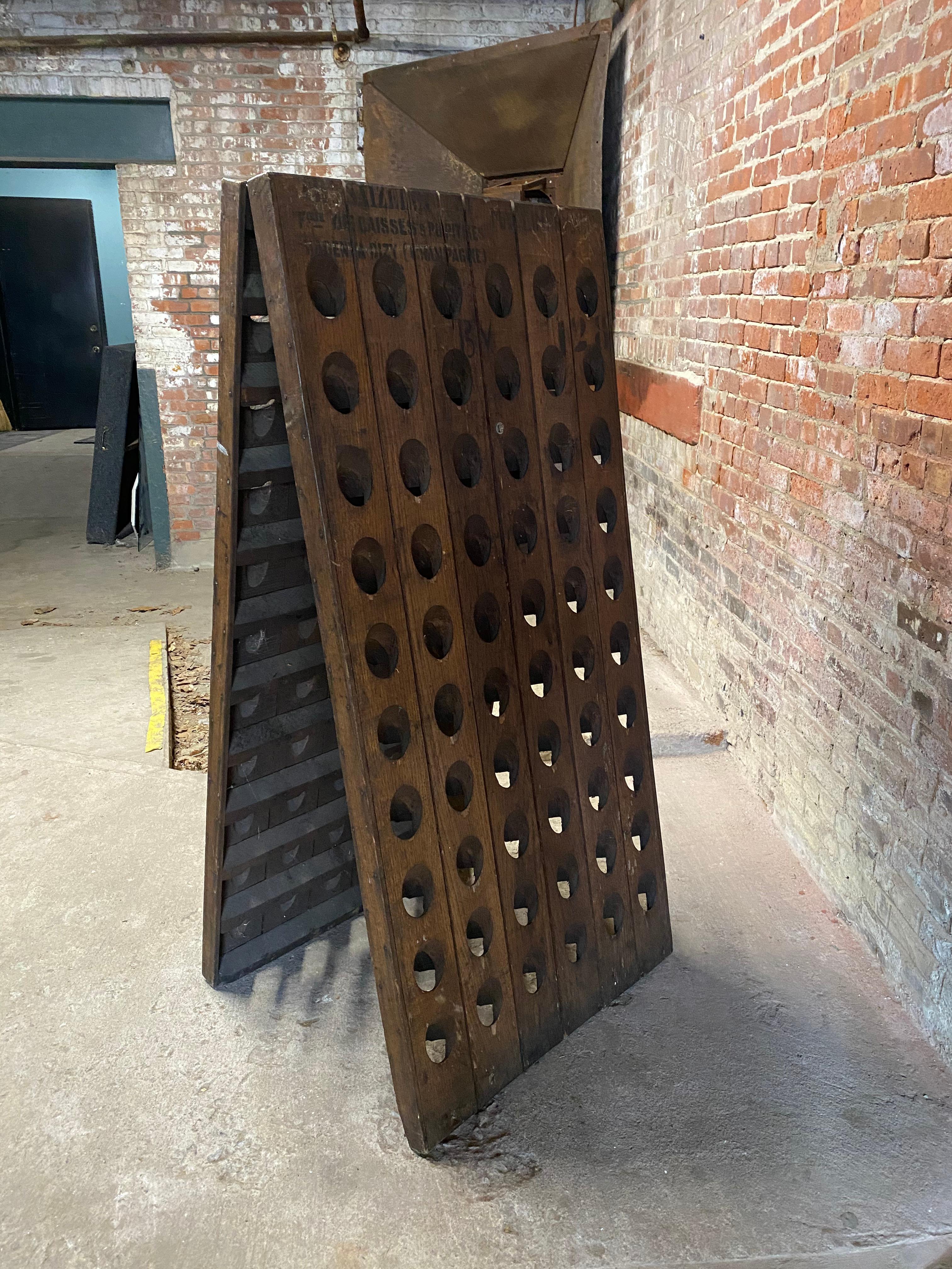 French Oak Champagne Wine Riddler at 1stDibs