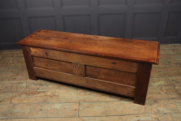 French Oak Coffer Blanket Box 19th Century at 1stDibs