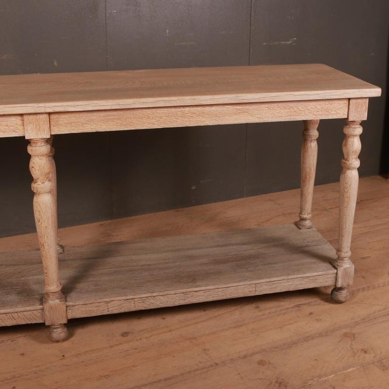 French Oak Console Table at 1stDibs