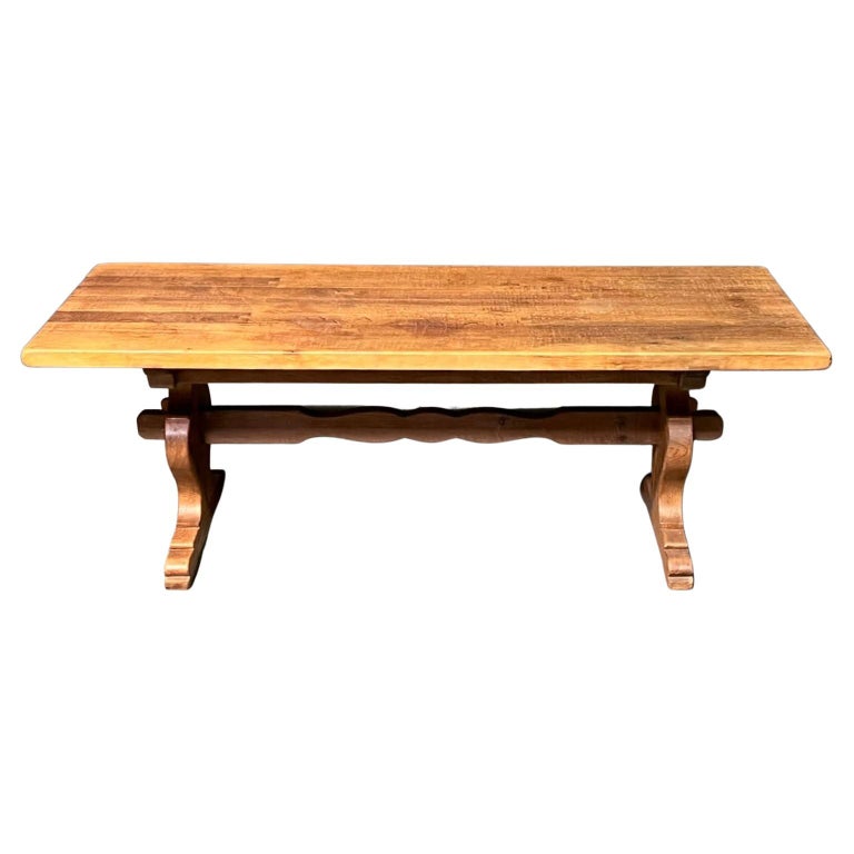 French Oak Farmhouse Dining Table For Sale at 1stDibs