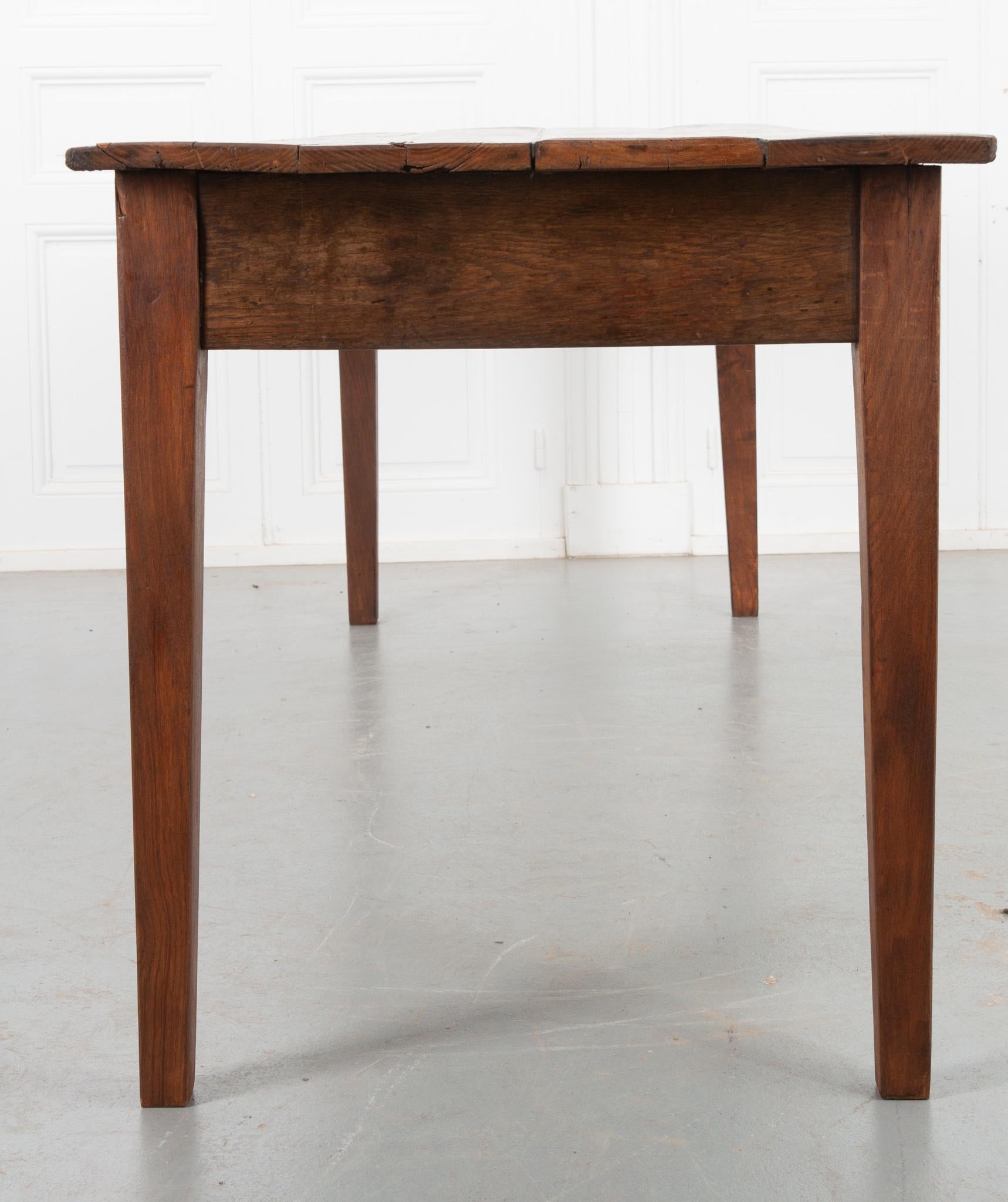 French Oak Farmhouse Style Table at 1stDibs