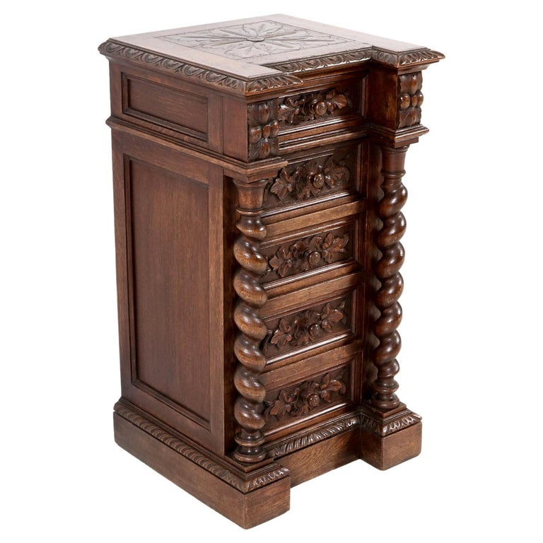 French Oak Late 19th Century Renaissance Revival Chest of Drawers For ...