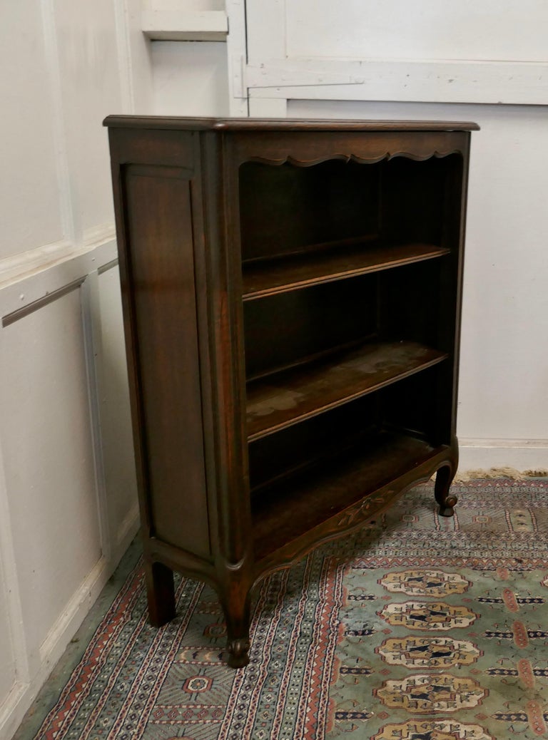 French Oak Open Bookcase For Sale at 1stDibs | french provincial ...