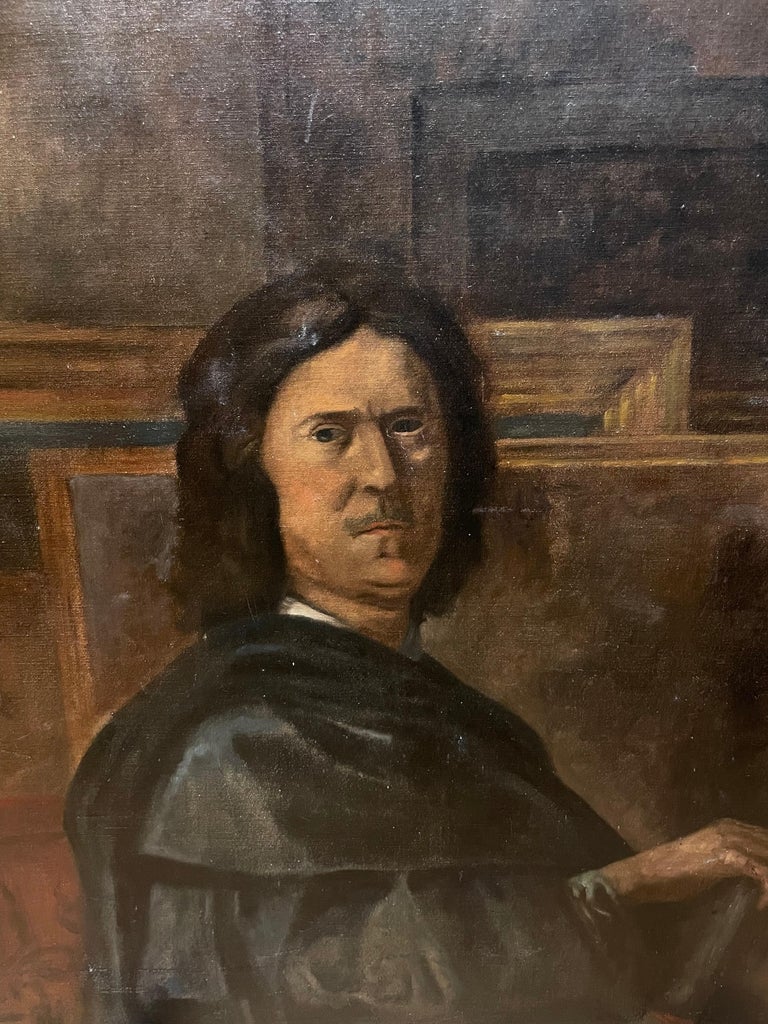 French Old Master - Large Antique French Oil Painting Old Master ...