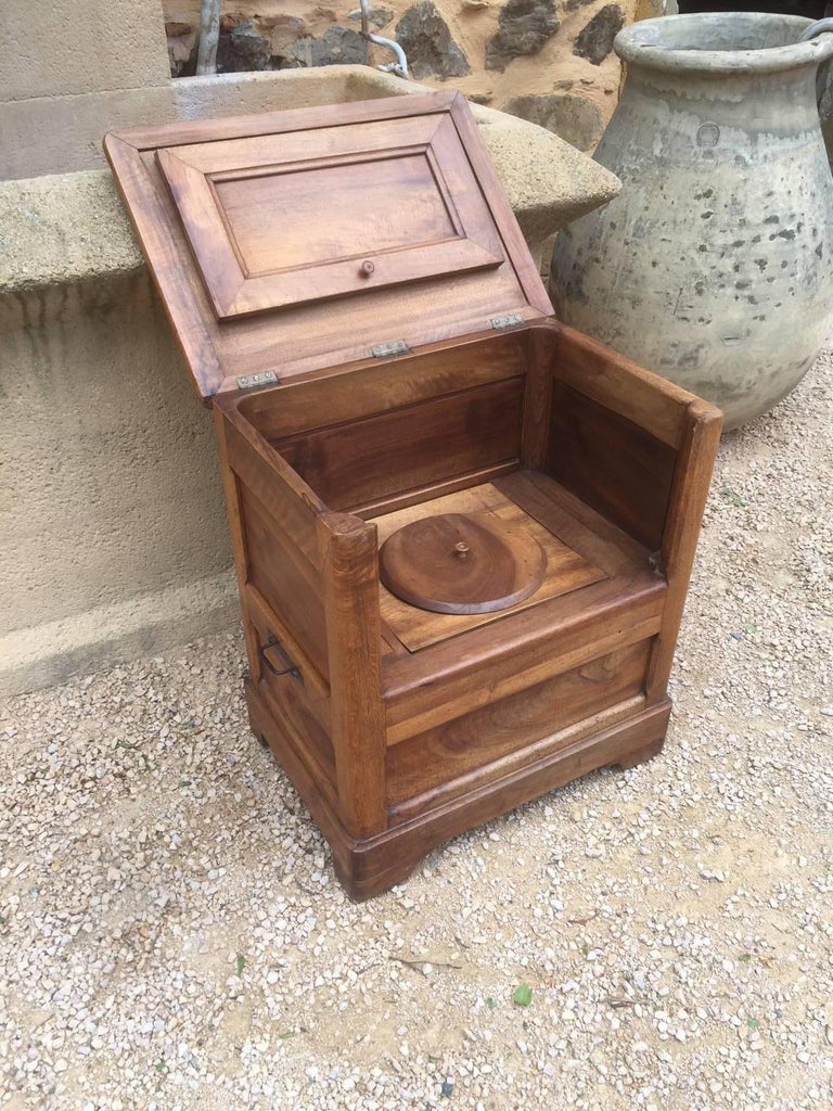 French Old Walnut Toilets, 19th Century at 1stDibs