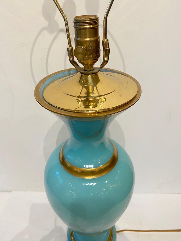 French Opaline Lamp For Sale at 1stDibs