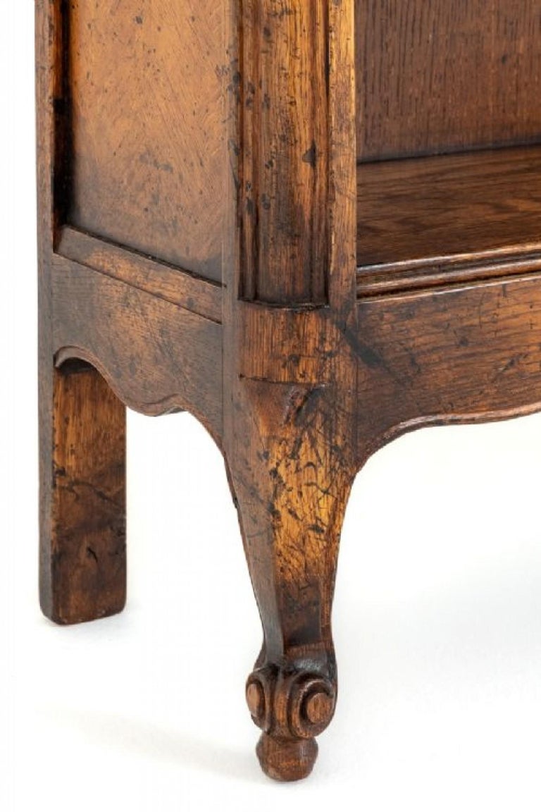 French Open Bookcase Oak Book Shelf For Sale at 1stDibs