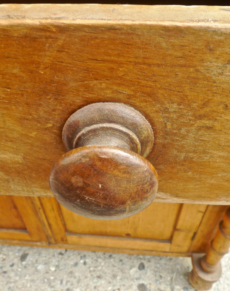 French Open Faced Country Dresser with 3 Shelves, 2 Doors and One ...