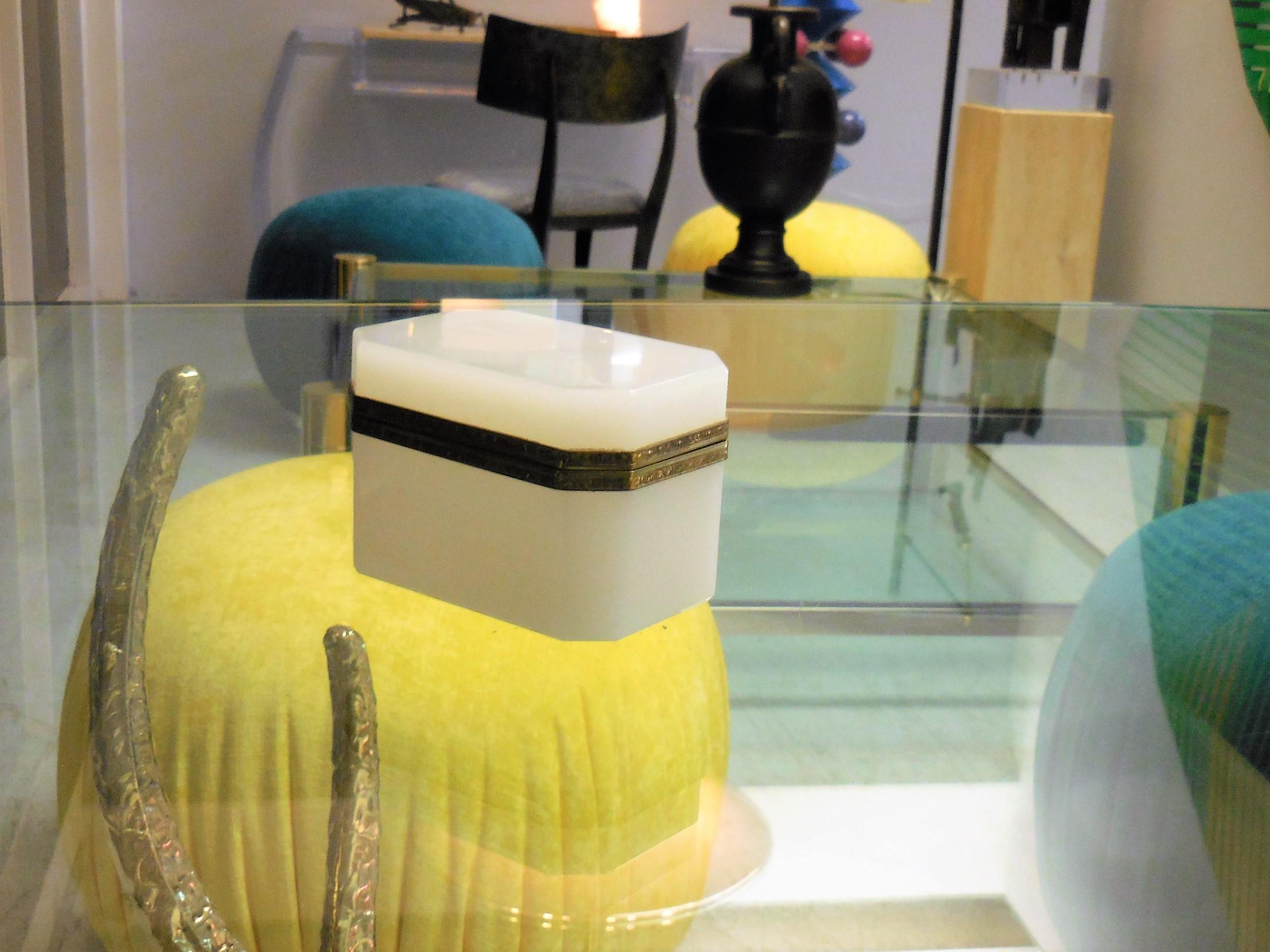 French Oplaine Glass Box with Bronze Mounts at 1stDibs