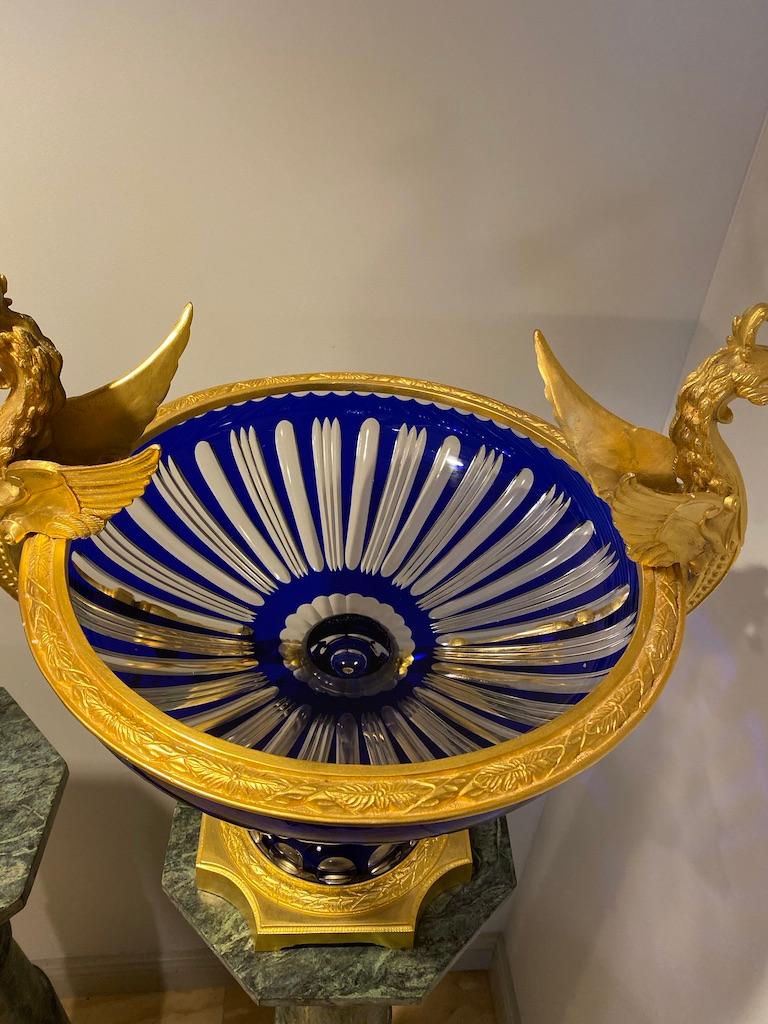 French or Russian Calling Card Bowl/Presentation Epergne at 1stDibs