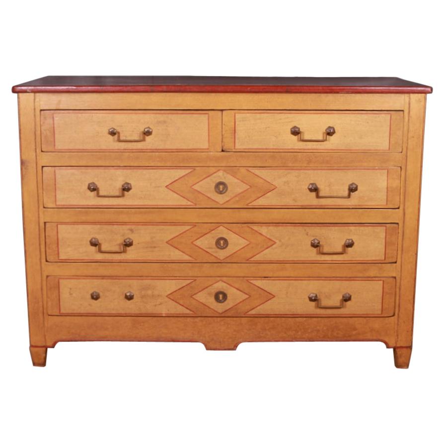 Original Painted French Commode For Sale at 1stDibs