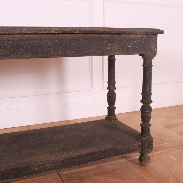 French Painted Drapers Table at 1stDibs