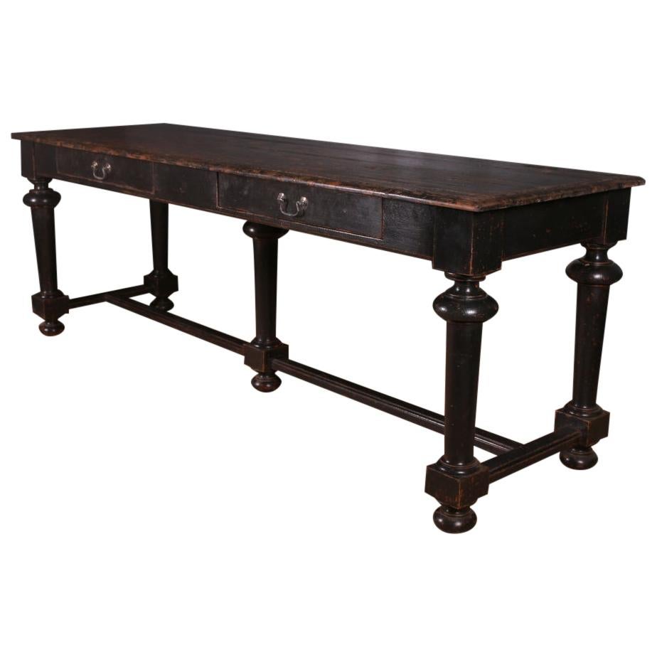 French Painted Drapers Table at 1stDibs