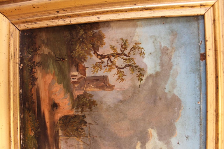 French Painting XIX, Port For Sale at 1stDibs