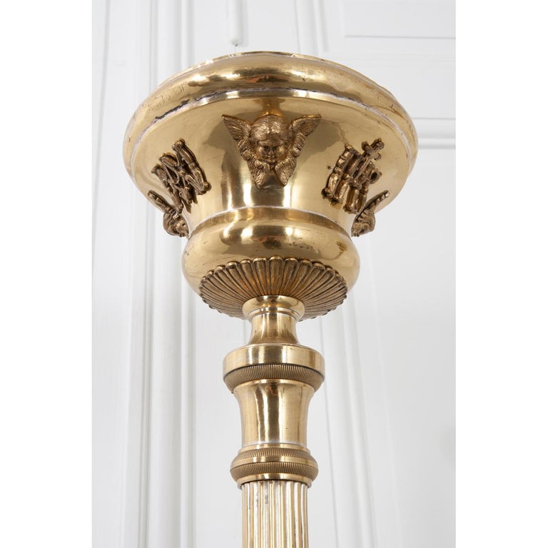 French Pair of 19th Century Altar Torches For Sale at 1stDibs