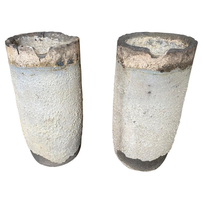 French Pair of Foundry Pots at 1stDibs