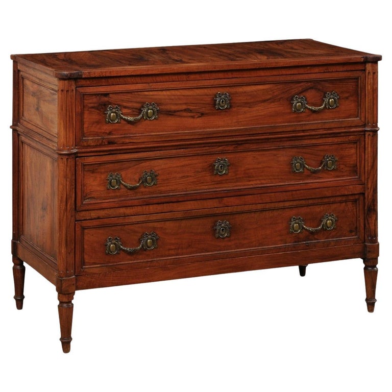 French Period Neoclassical Commode w/Beautiful Wood Grain and ...