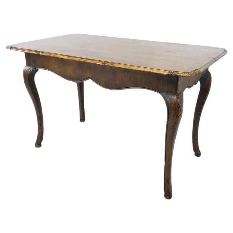 French Pine Antique Writing Desk For Sale at 1stDibs